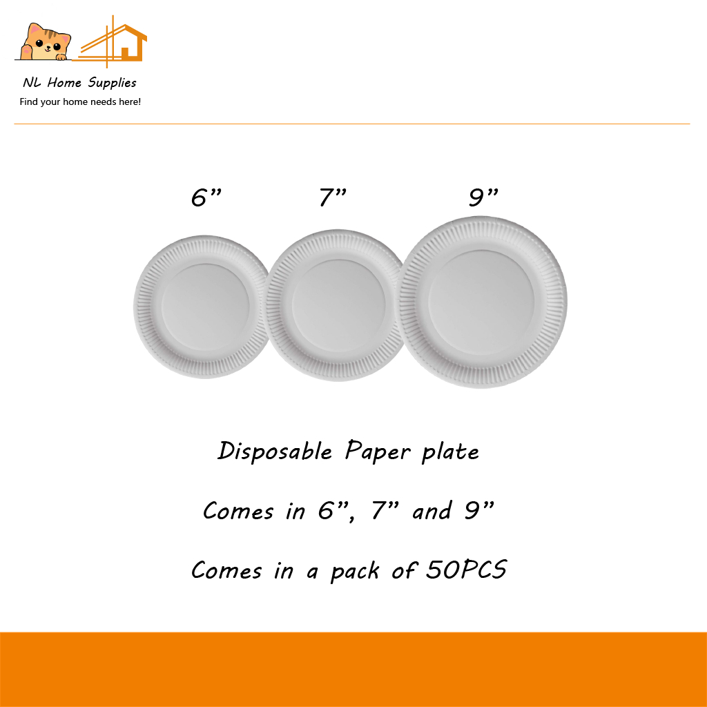 [SG STOCK READY] Disposable Paper Plate | Party plate | Shopee Singapore