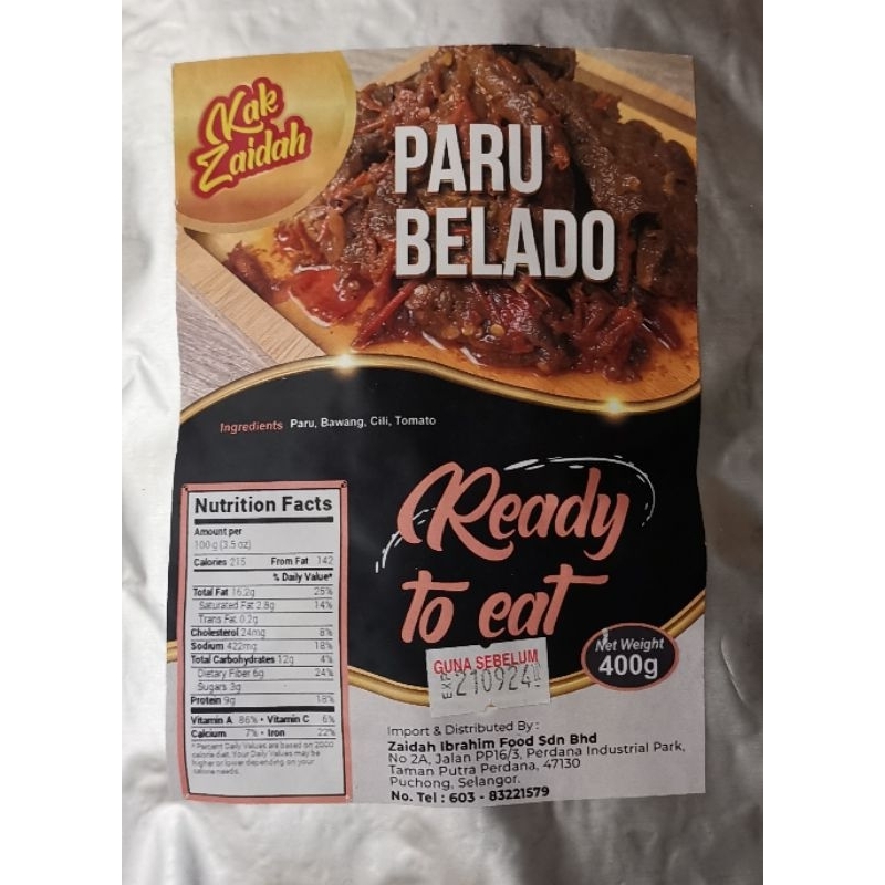 Kak Zaidah Paru Belado | Shopee Singapore