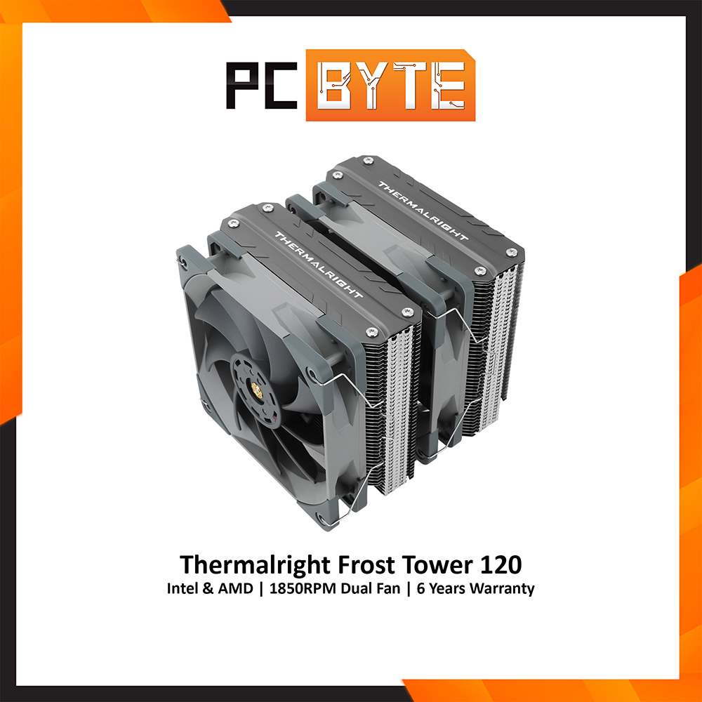 Thermalright Frost Tower 120 - CPU Air Cooler (Intel & AMD | 1850RPM ...