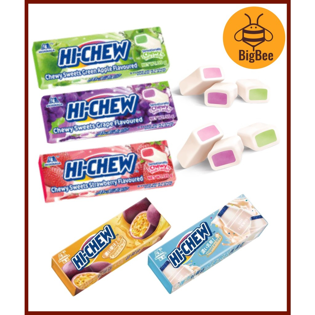 Hi-Chew Chewy Candy - 35g Green Apple / Grape / Strawberry / Passion ...