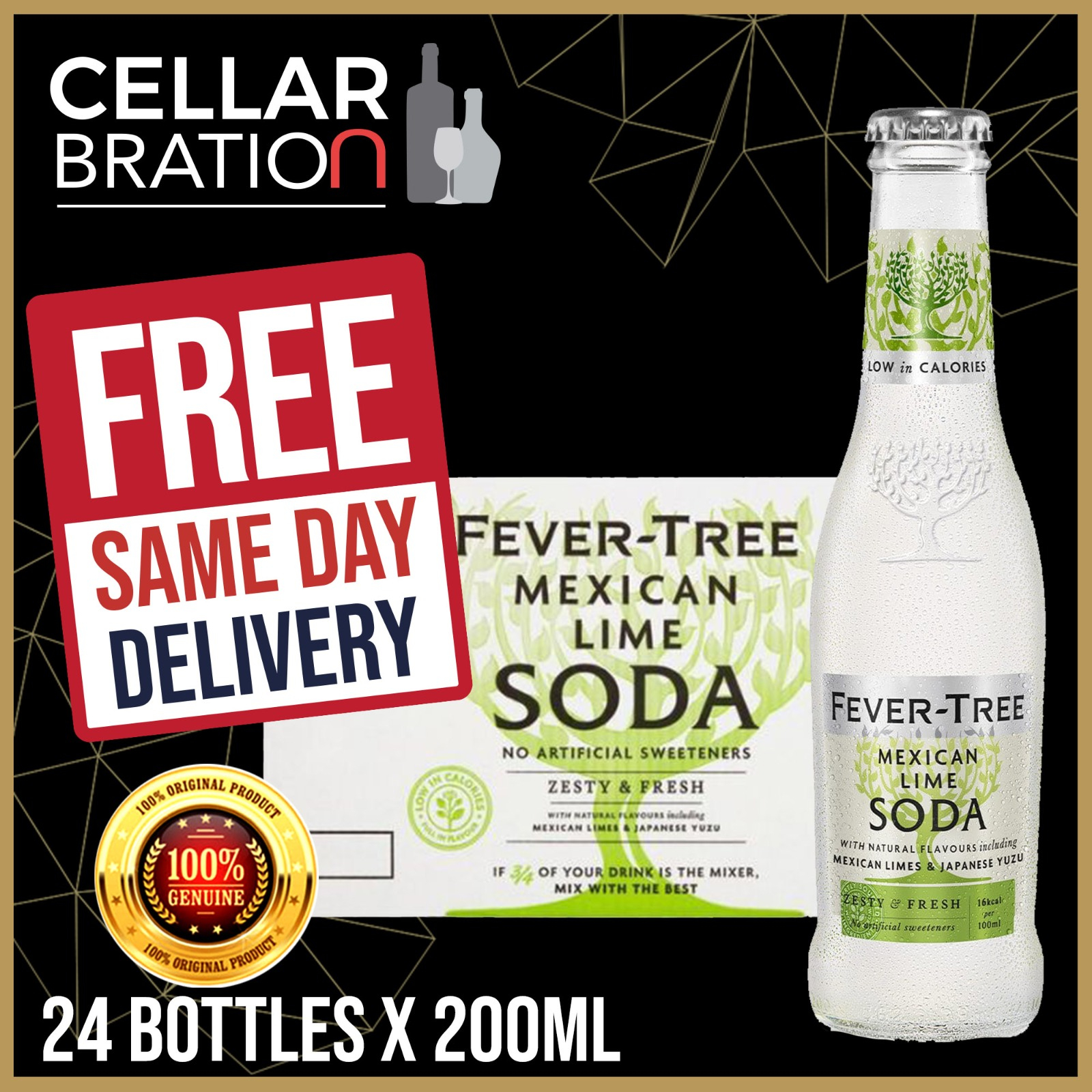 Fever Tree Pink Mexican Lime Soda (24 bottles x 200ml) | Shopee Singapore