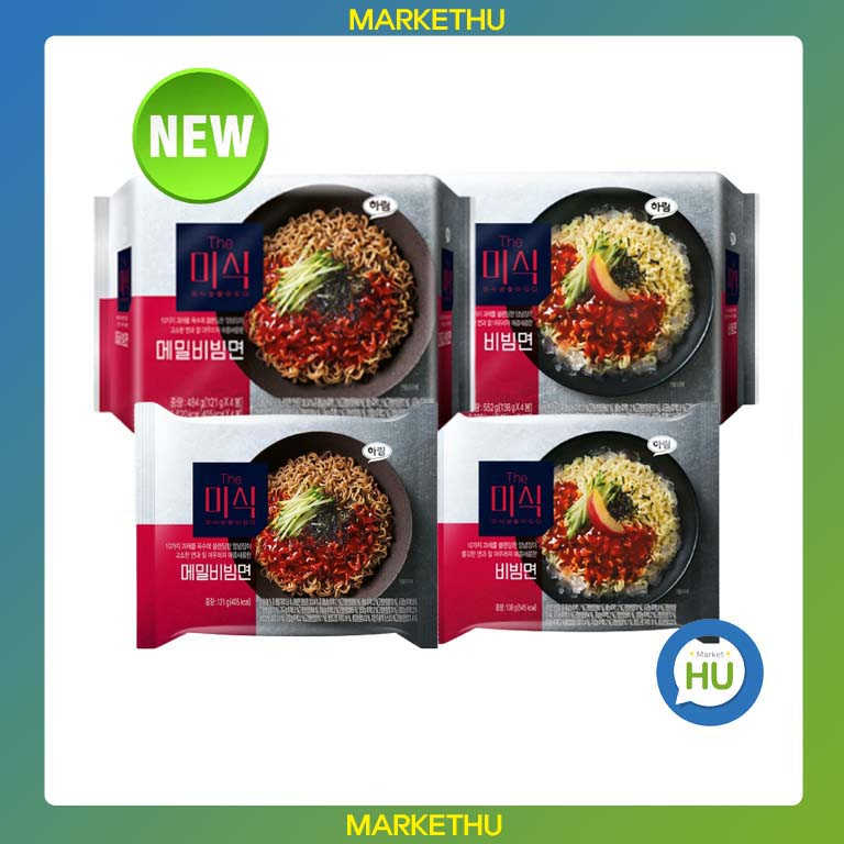 [HARIM]The mishik bibim noodles 138g, buckwheat bibim noodles 121g ...