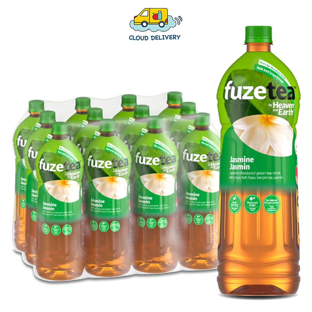 Fuze Tea Jasmine Green Tea Bottle (12 x 1.5L) | Shopee Singapore