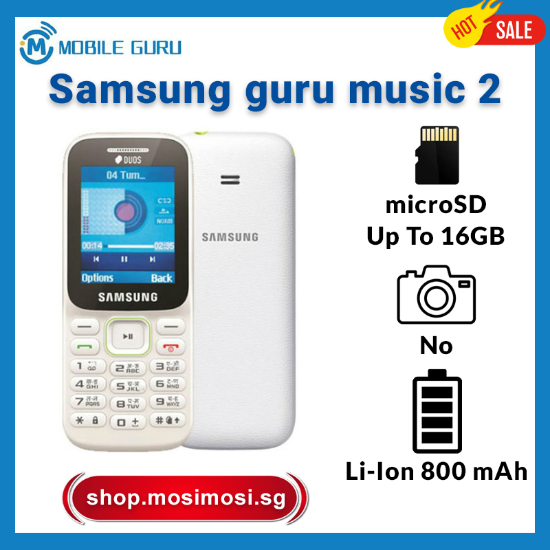 Samsung Guru Music 2 A little more than you'd expect | Shopee Singapore