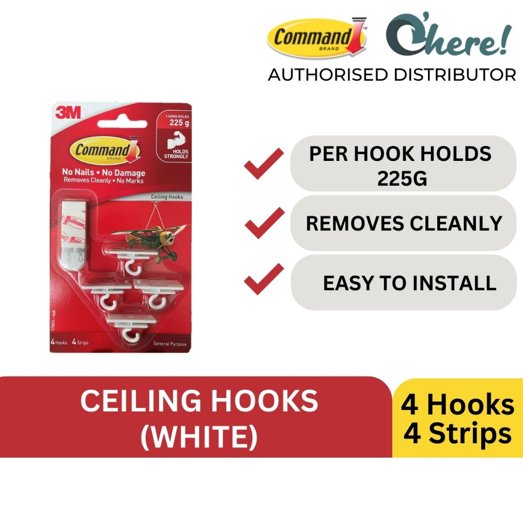 Command Strip Ceiling Hook | Shelly Lighting