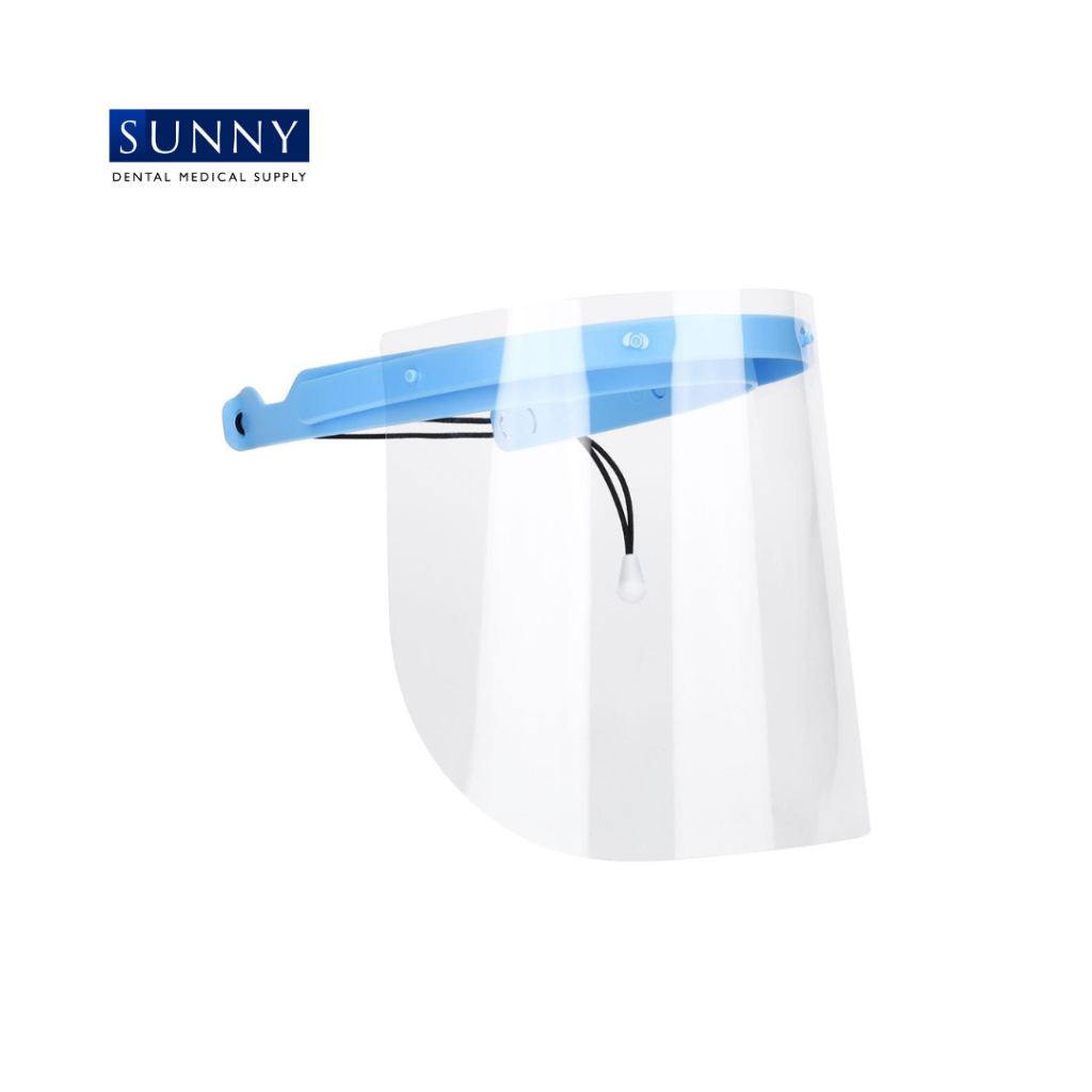Sunny Dental XX Face Shield - Blue Frame (1 Frame + 10 Refill Screens ...