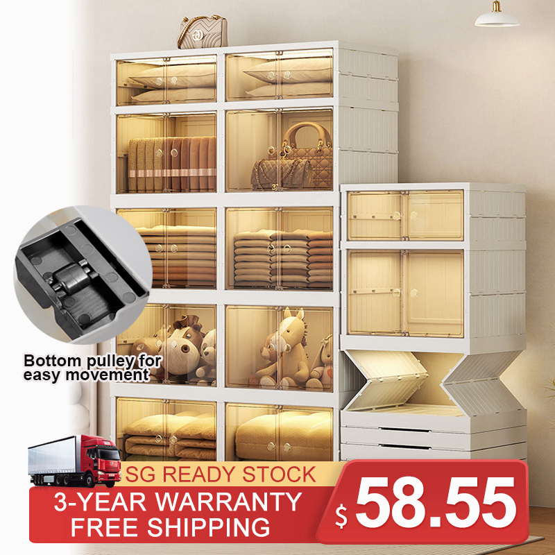 Kitchen Cabinets No-installation folding multi-level kitchen shelves ...