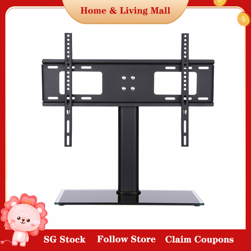 Universal Table TV Stand for 26"-70" LCD LED Screen Height Adjustable ...
