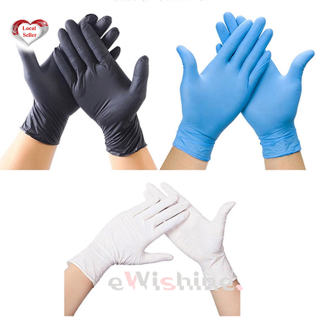 Disposable Nitrile Gloves Powder Free / 100pcs per box - XS/S/M/L/XL ...