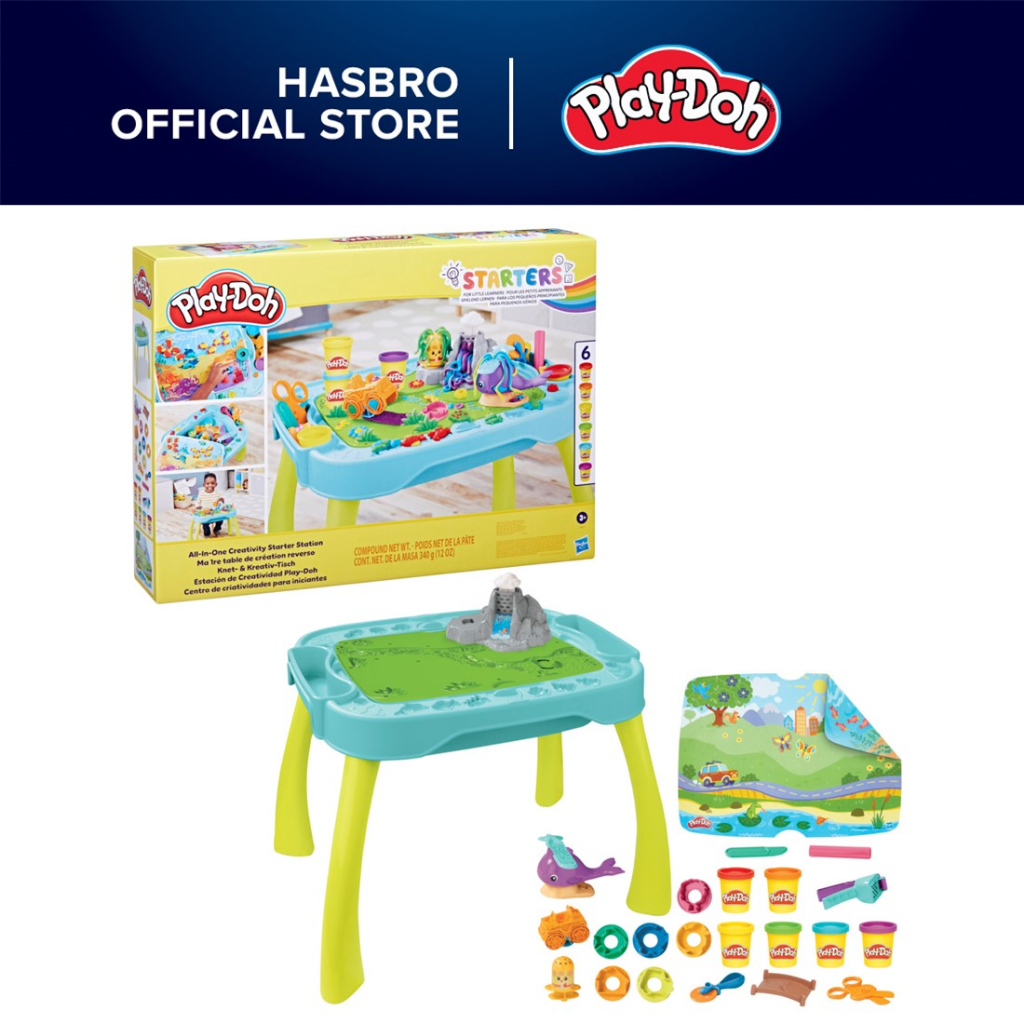 Play-Doh All-in-One Creativity Starter Station Activity Table ...