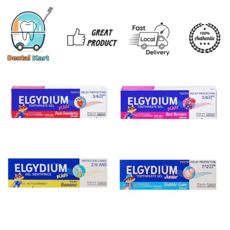 [SG Stock] Elgydium Toothpaste- Adults/ Junior/ Kids | Shopee Singapore