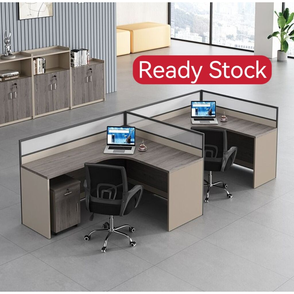SG Ready Stock H303 - L Shape Workstation with High Partition, Moveable ...