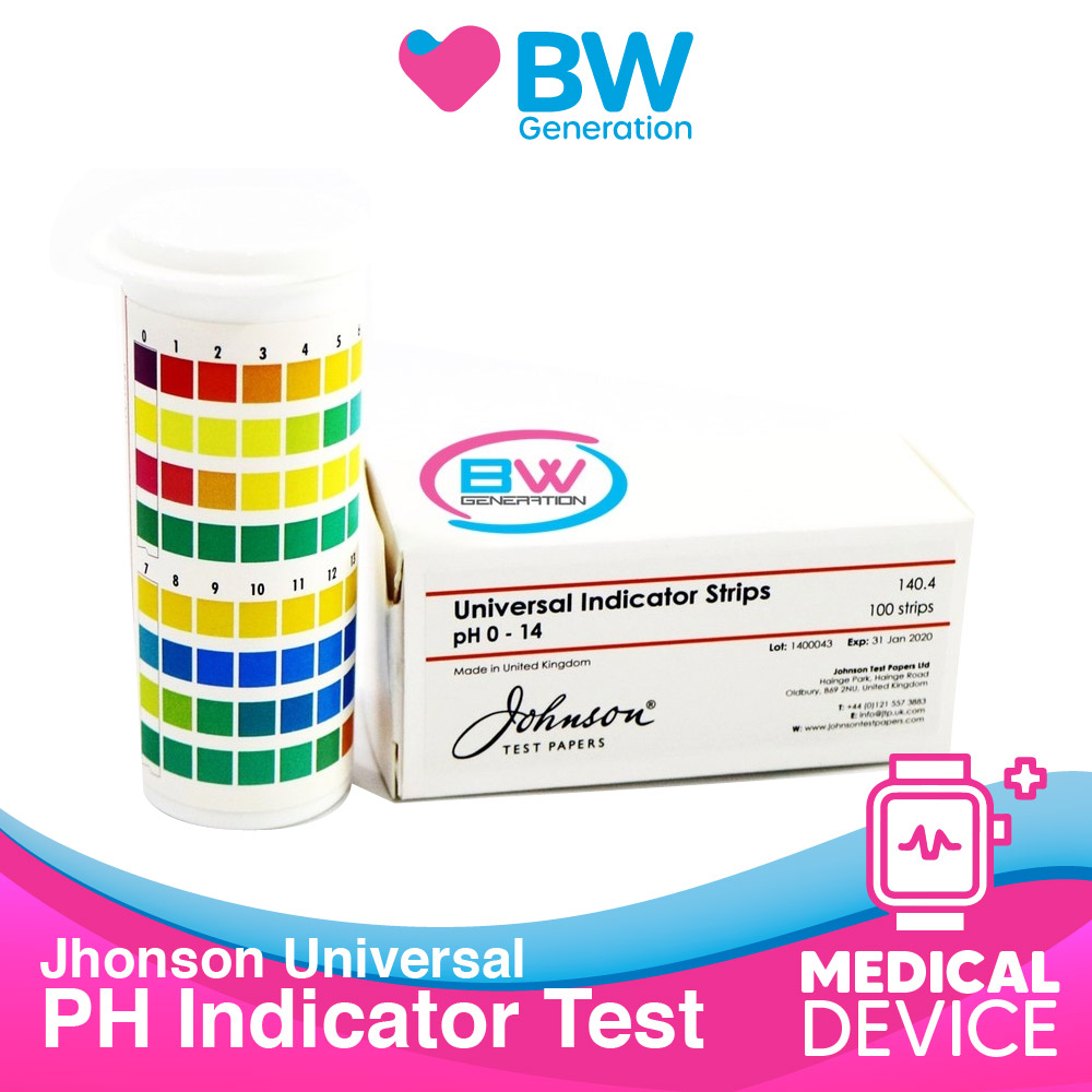 Johnson - Universal pH Indicator (100 strips) - by BW generation ...