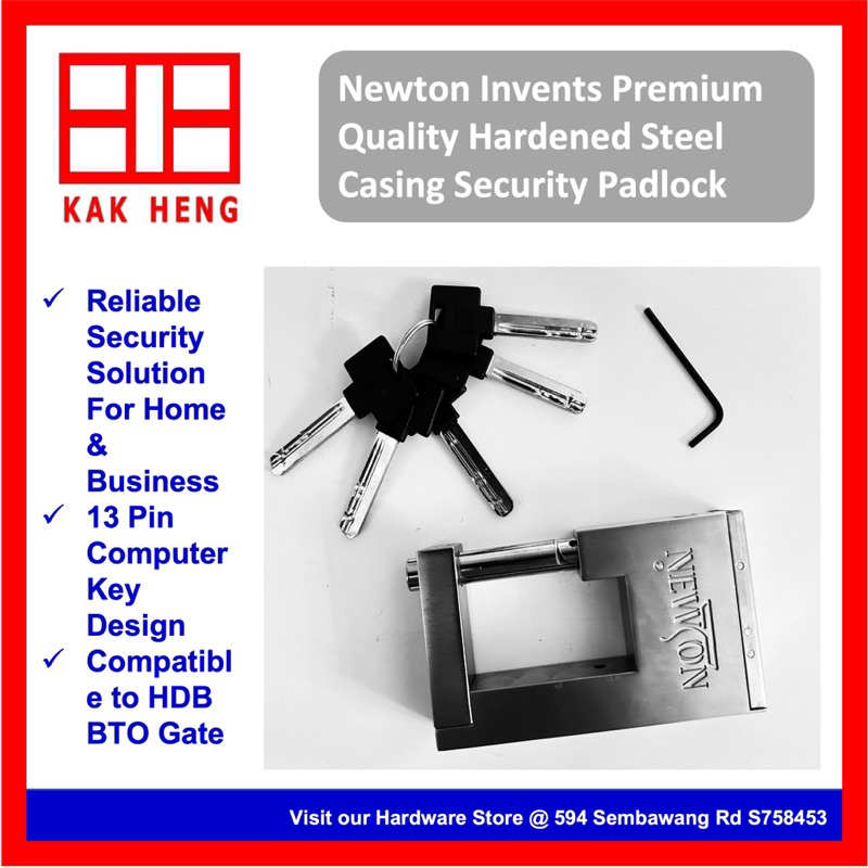 Newton Invents High Quality Hardened Steel Casing Door Pad Lock ...