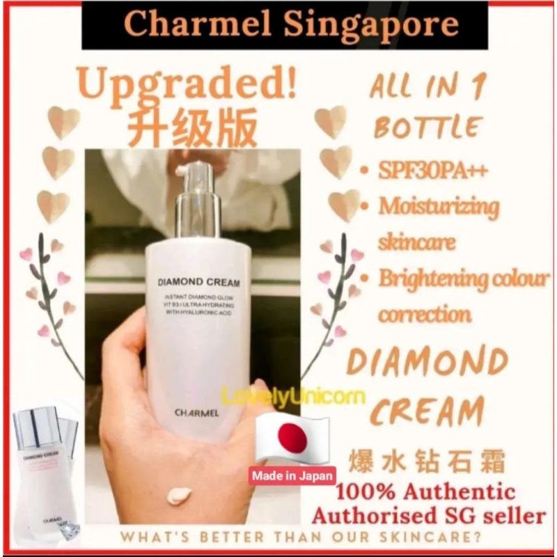 Charmel Diamond Cream DC Cream 100ml 钻石霜 Makeup Base Free Gifts SPF30PA ...