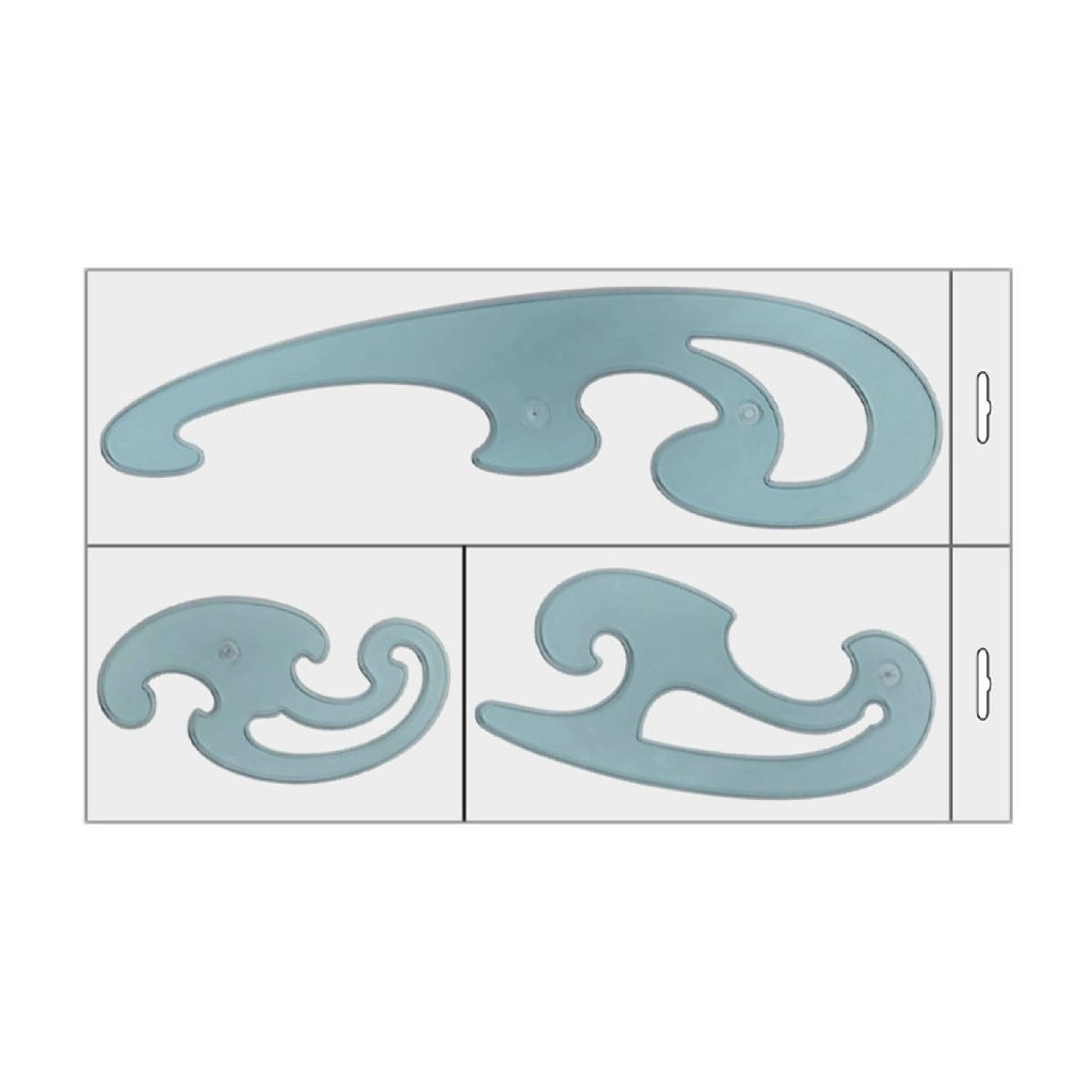 (Bundle of 2) COX French Curve Template Stencils Ruler COX-C-56 ...