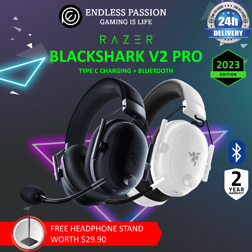 Razer BlackShark V2 Pro (2023) - Wireless Gaming Headset | Shopee Singapore
