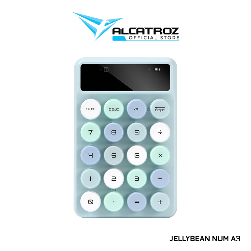 Alcatroz JellyBean Num A3 Bluetooth Number Pad | 2.4G Wireless For ...