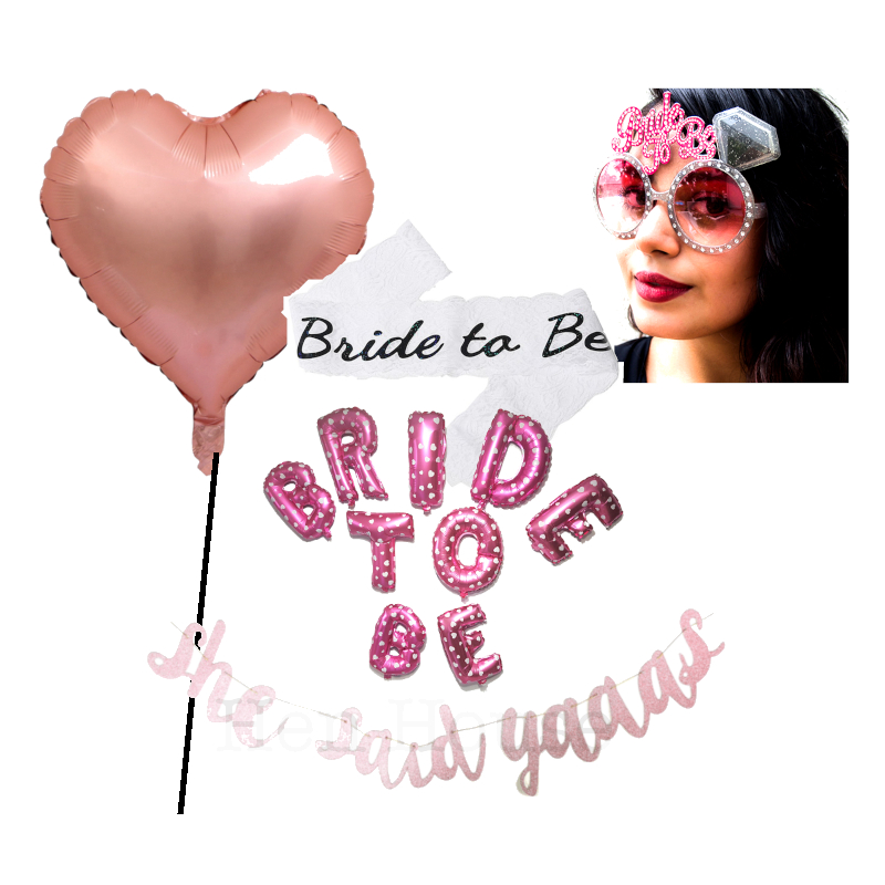 Glitzy Bride to Be Set Bridal Shower Bachelorette party Hens night ...