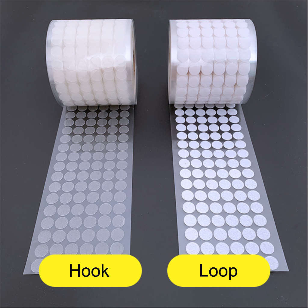 [SG READY STOCK] Velcro Round Dots Stickers Hook Loop Double-Sided ...