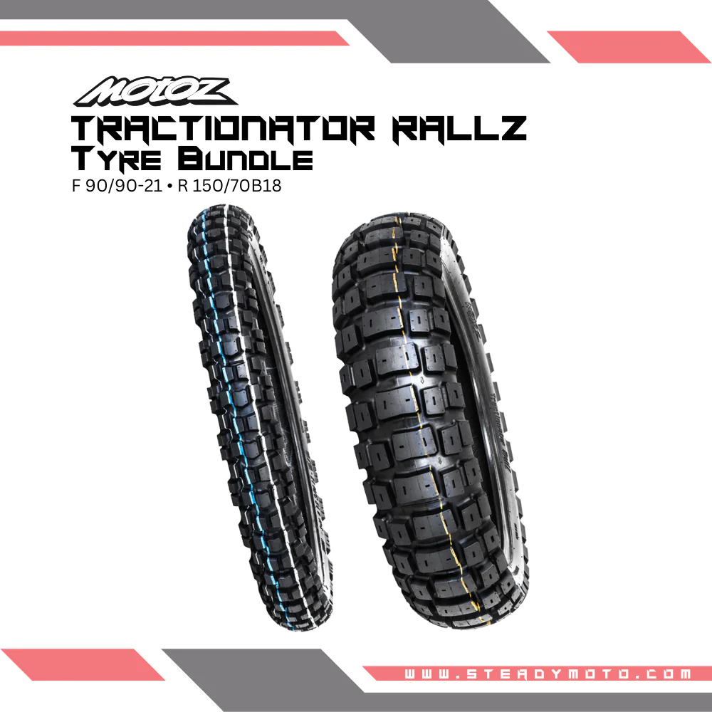 MOTOZ | TRACTIONATOR RALLZ Tyre Bundle - F21/R18 | Shopee Singapore