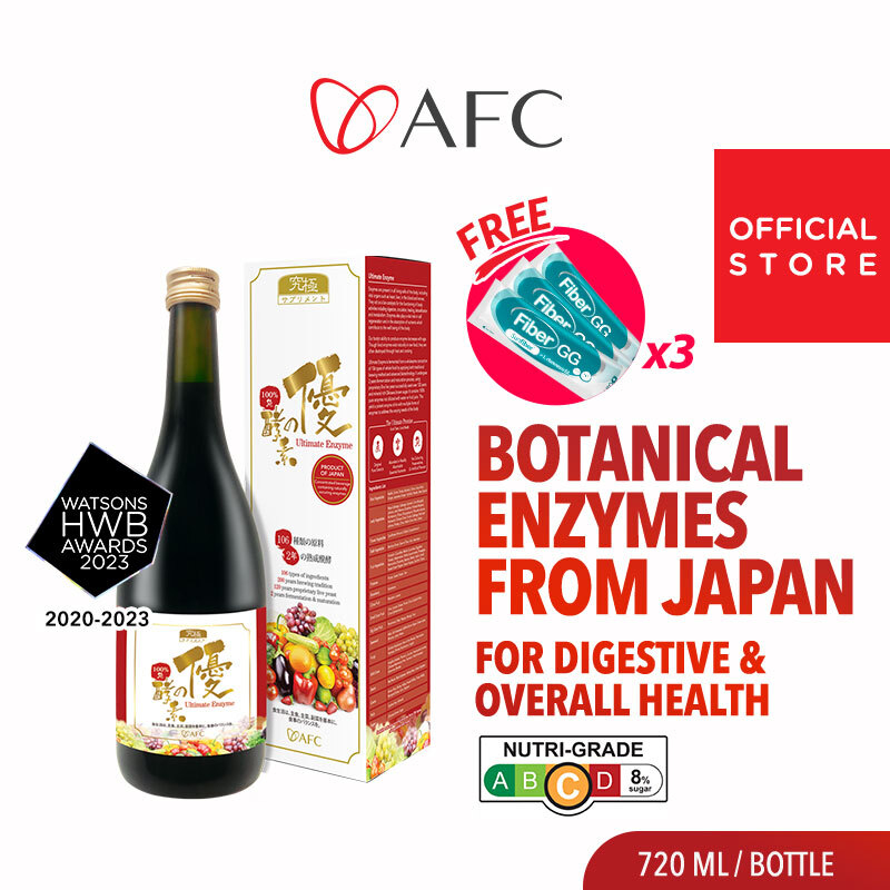AFC Japan Ultimate Enzyme - Natural Detox Cleanse Body Digestion Slim ...