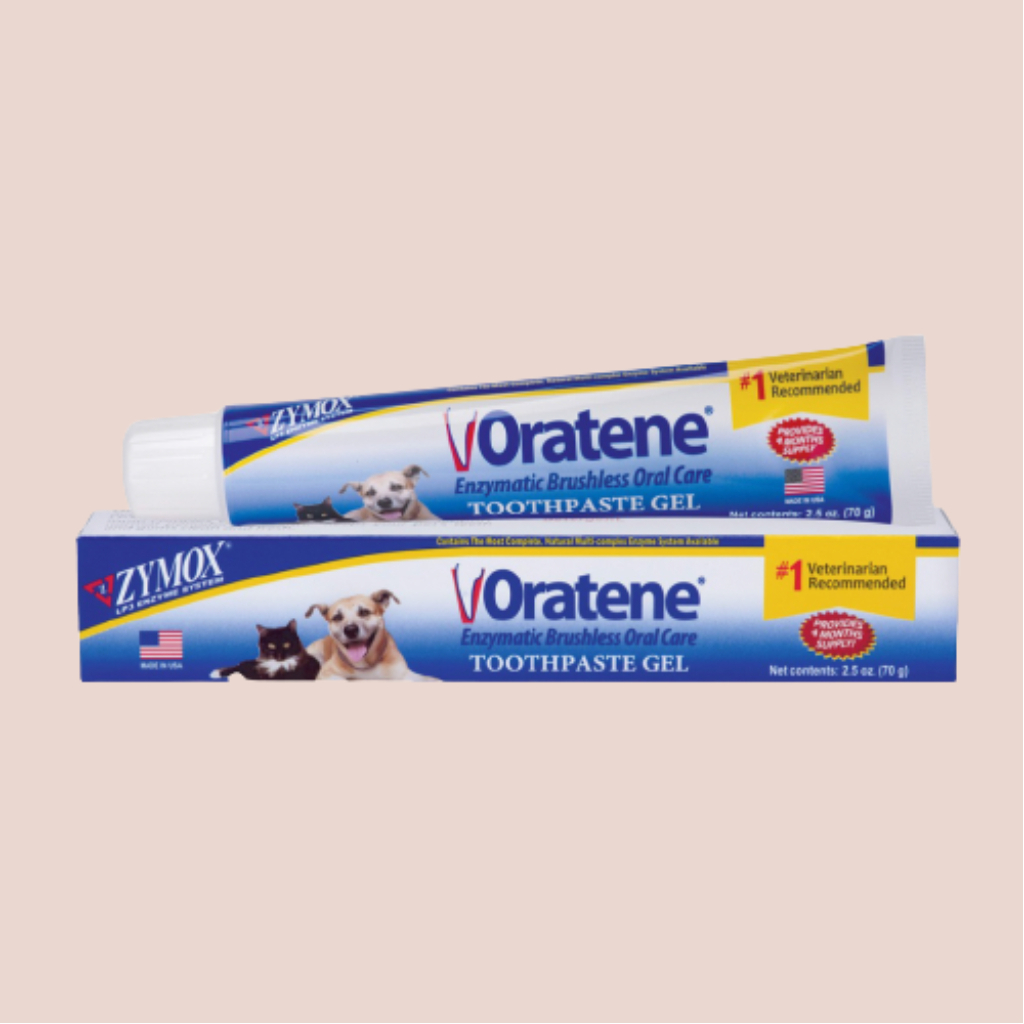 Zymox Oratene Enzymatic Brushless Oral Care Toothpaste Gel 70g for Pets ...