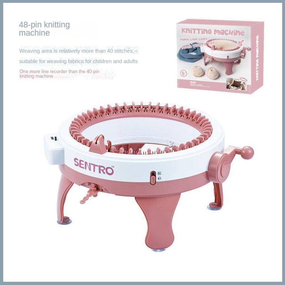 48 Pins Knitting Machine Smart Weaving Loom Round Knitting Machines ...
