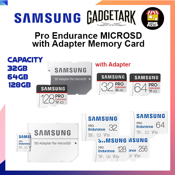 (SG) Samsung Pro Endurance microSD Memory Card 32gb/64gb/128gb memory ...