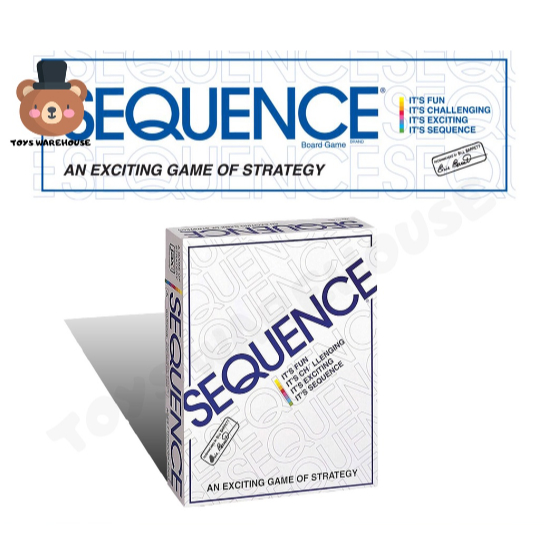 Sequence Board Game with Folding Board Cards And Chips Family Board Game | Shopee Singapore