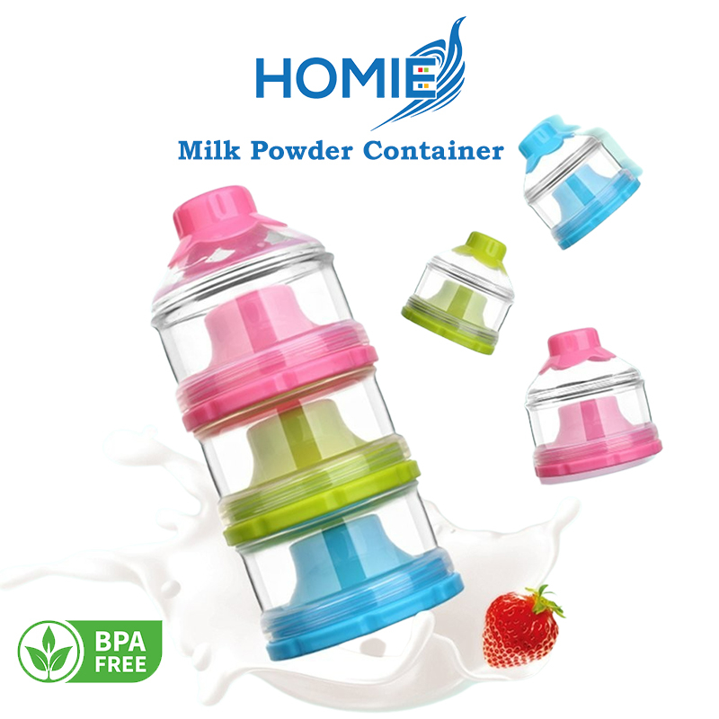 【Milk Powder Container】BPA Free baby infant Milk Powder Dispenser Three ...