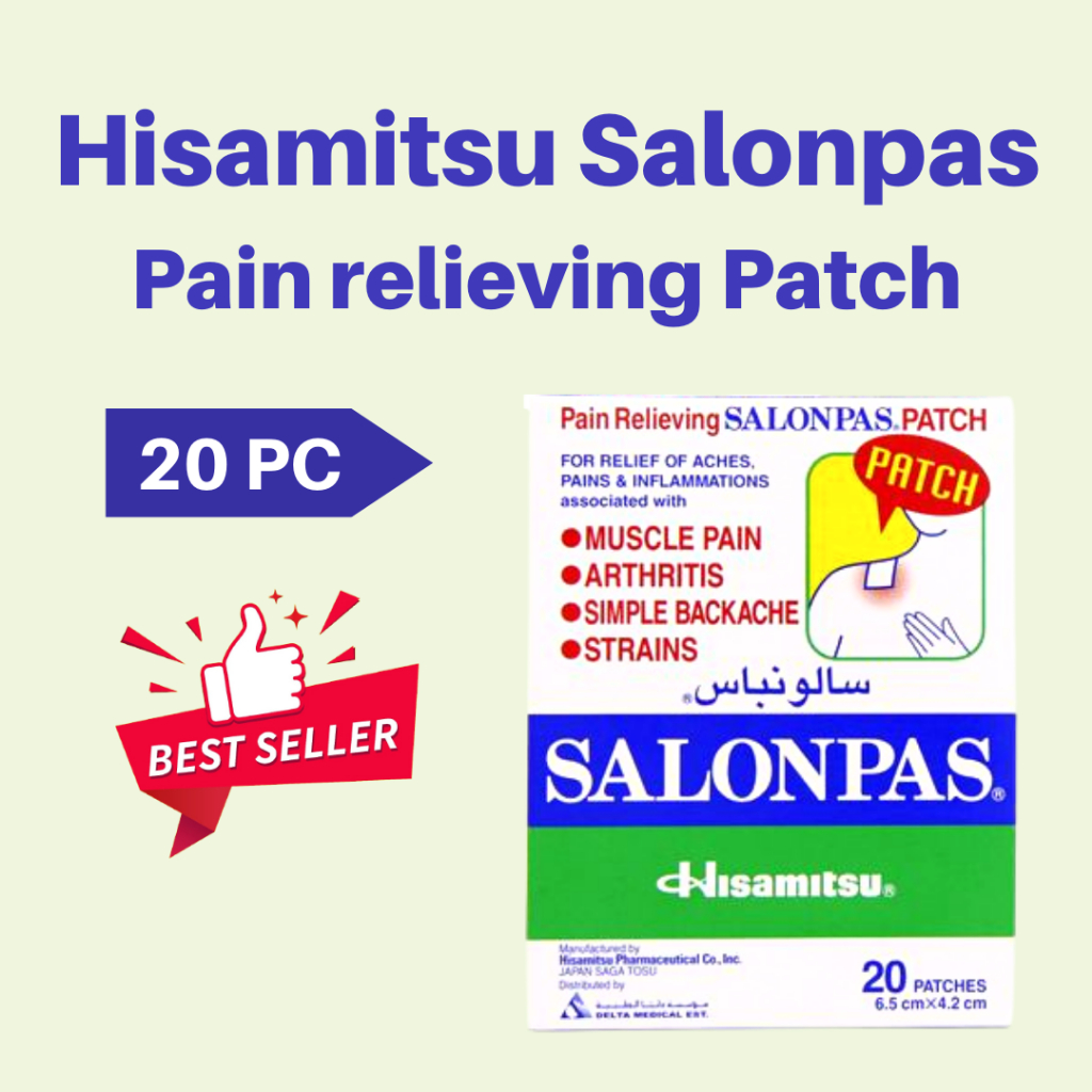 [20PC] Hisamitsu Salonpas Patch Muscle Pain relief patch Bundle Deal ...