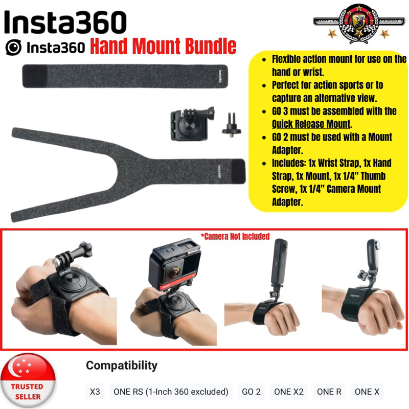 Insta360 Hand Mount Bundle | Shopee Singapore