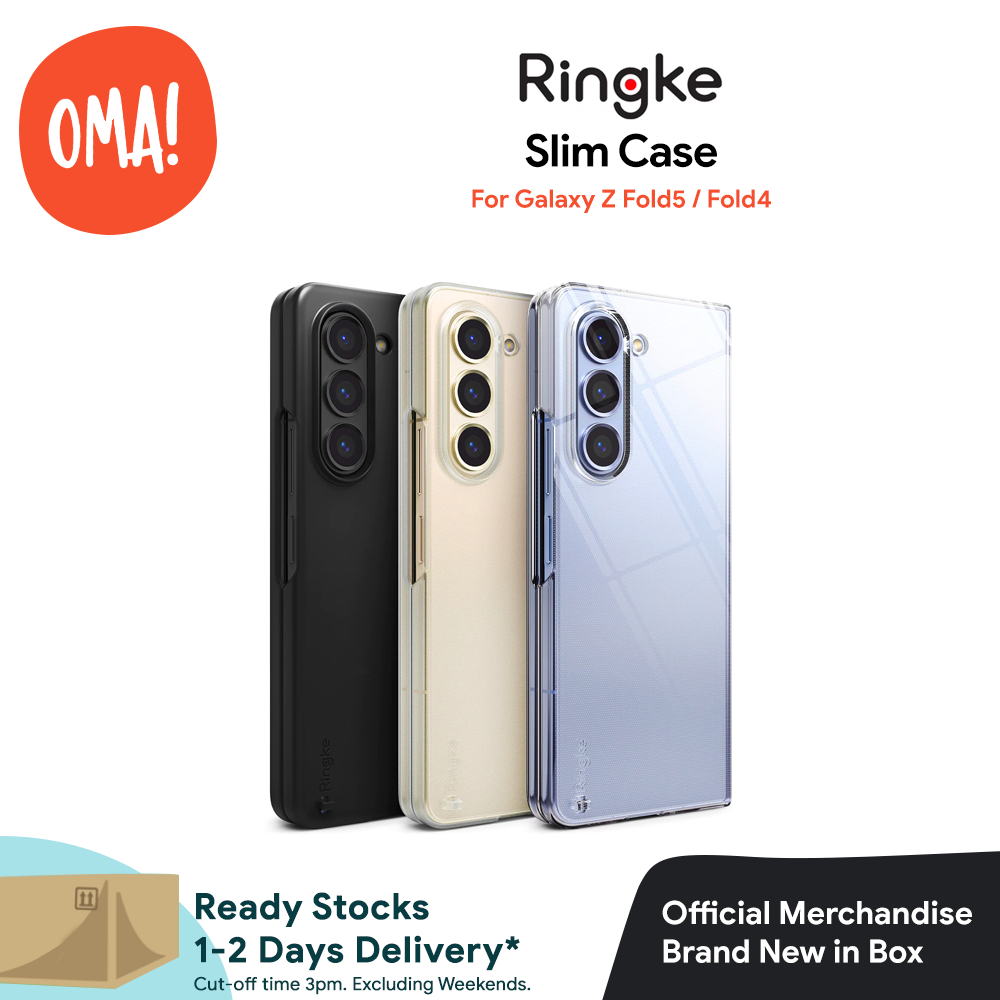 RINGKE Samsung Galaxy Z Fold 5 / Z Fold 4 Case - SLIM Series Clear ...