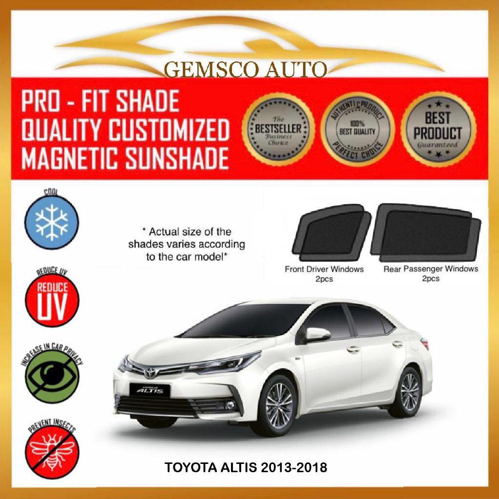 Toyota Altis 10th Gen/ 11th Gen ( 4 pcs ) Car Magnetic Sunshade ...