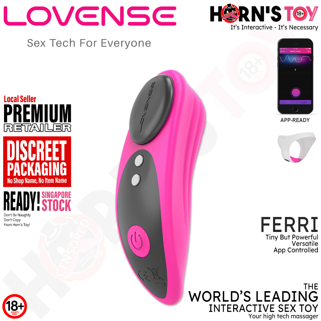 Lovense Ferri Wearable Sex Toy Panty Vibrator Most Power Bluetooth