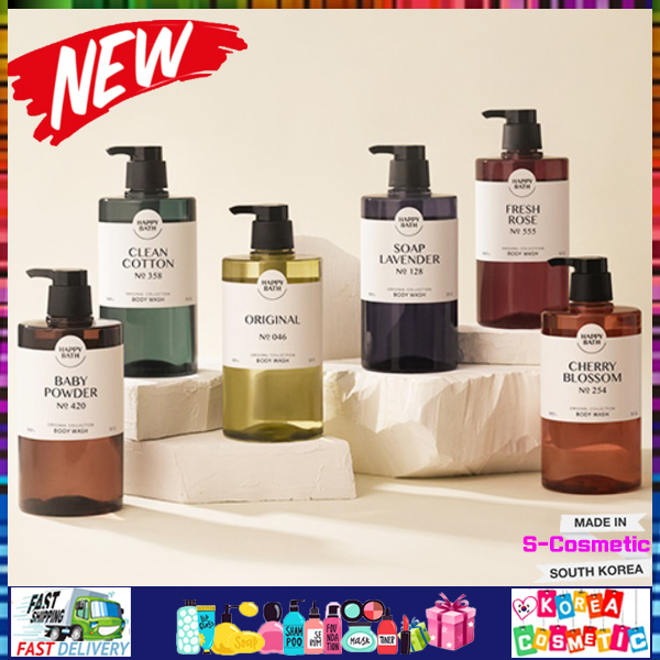 [Happy bath]NEW 910g Perfume Natural Real Mild Rose Lavender Grapefruit Rose Blooming KOREA ...