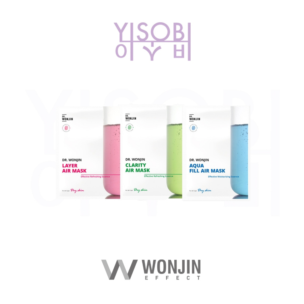 [Dr.Wonjin] Mask Pack 10EA (Layer Air, Aqua Fill Air, Clarity Air ...