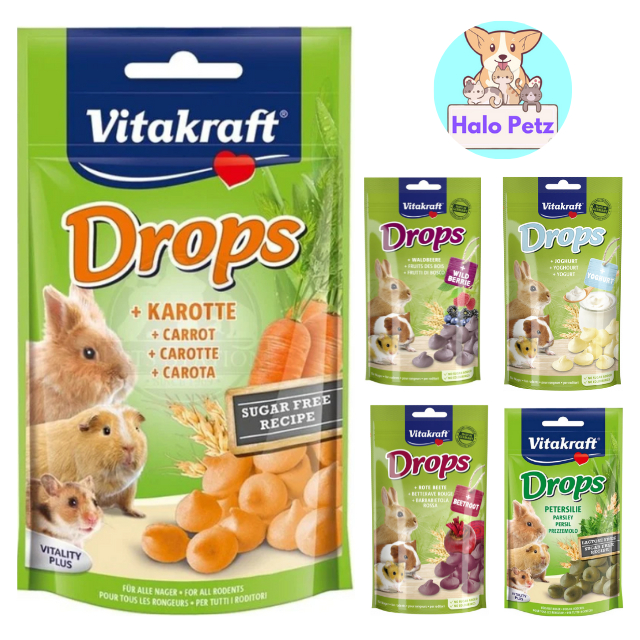 Vitakraft Drops Treat for Small Animals, 75g, Suitable for Hamster ...