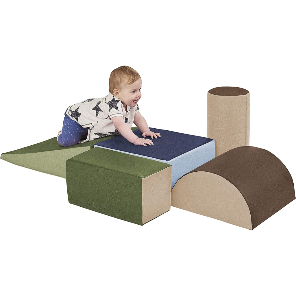 [sg stock] SoftZone Climb & Crawl Foam Play Set 4 Toddlers Preschoolers ...