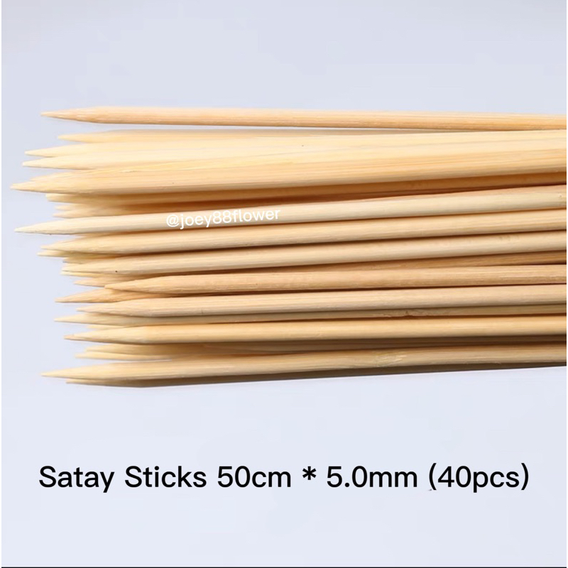 [SG READY STOCKS] Flower Stick/ Satay Stick/ Bamboo Stick | Shopee ...