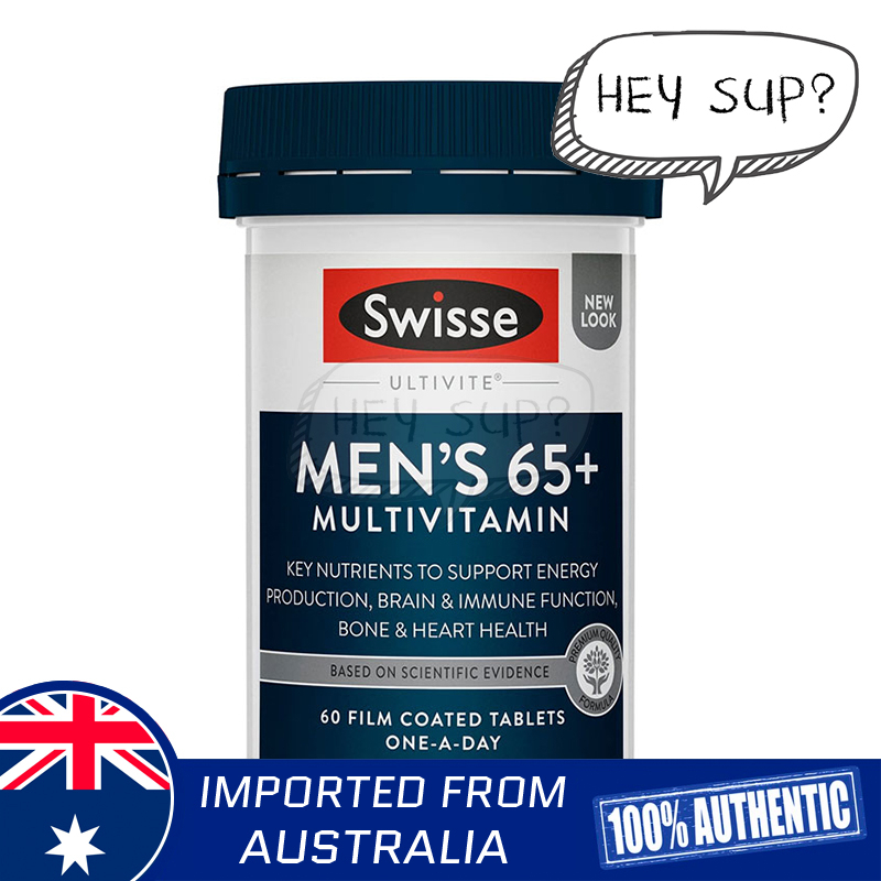 Swisse Ultivite Men's Multivitamin 65+ 60 Tablets | Shopee Singapore