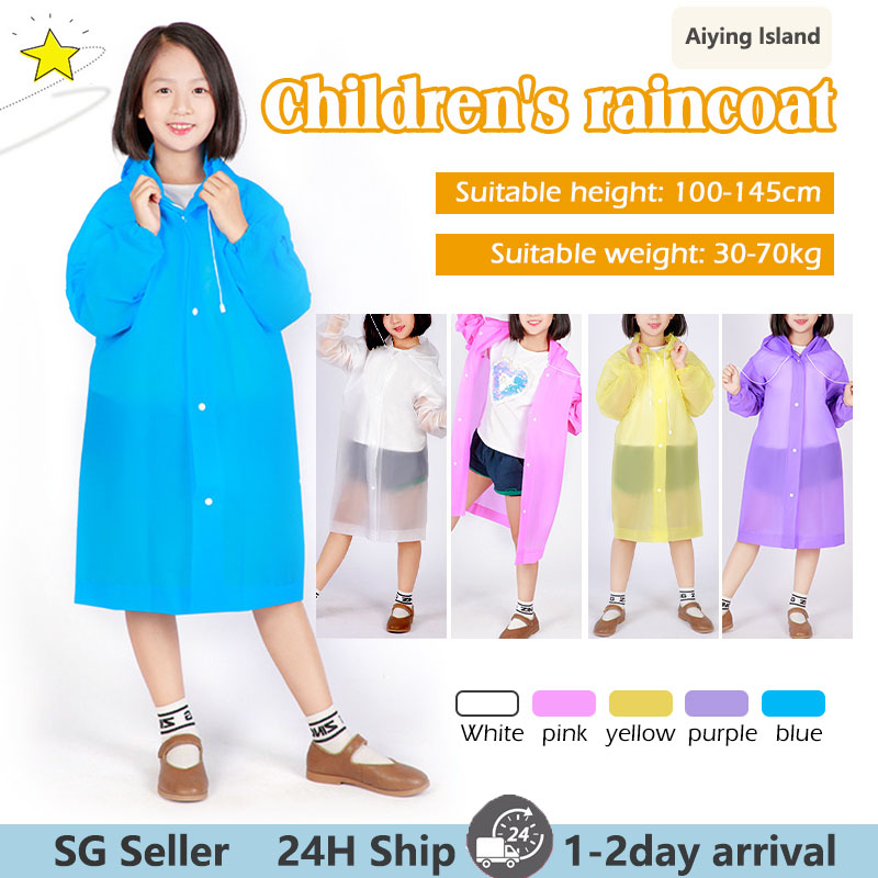【SG】Raincoat Kids Children Raincoat Kids Poncho Raincoat Raincoat ...