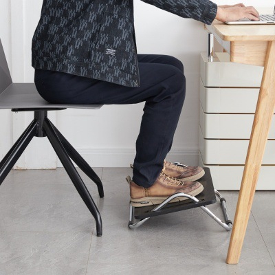 [SG Seller] Foot Rest Under Desk Adjustable Height Office improve ...