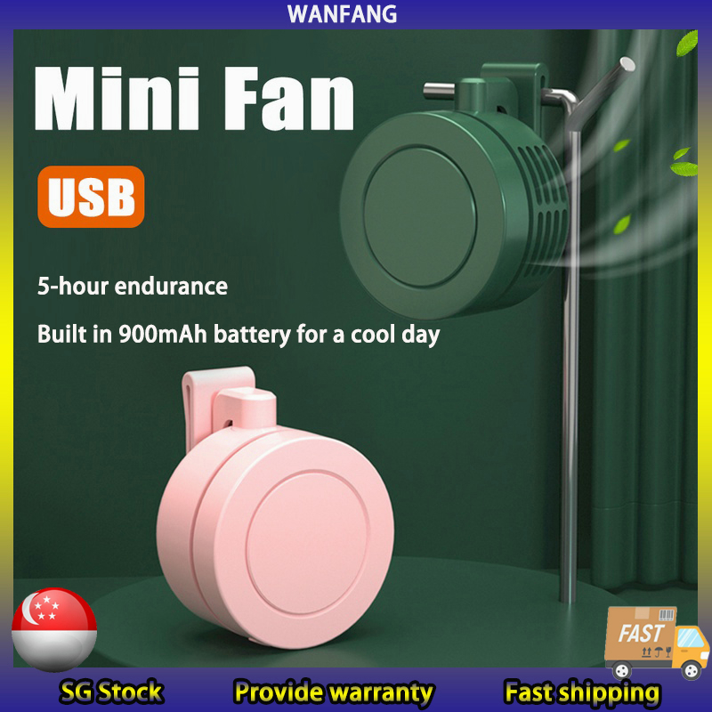 Wearable USB Mini Fan / Portable Mute Three Gears Wind Fans ...