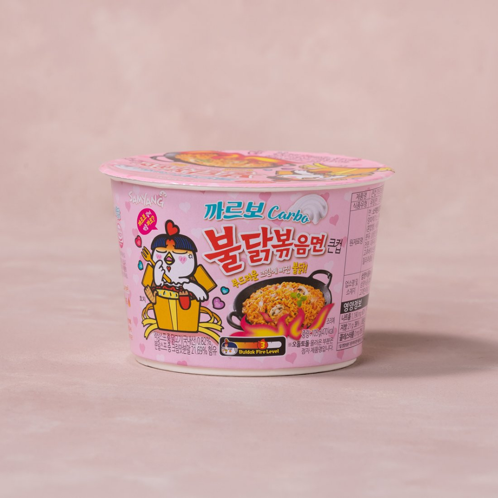 [Samyang] Carbo Buldak Cup 105g 까르보 불닭볶음면 큰컵 | Shopee Singapore