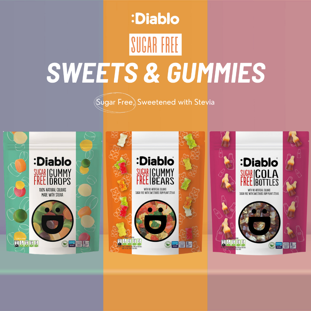 Diablo Sugar Free Gummy Sweets 75g [AMBIENT] | Shopee Singapore