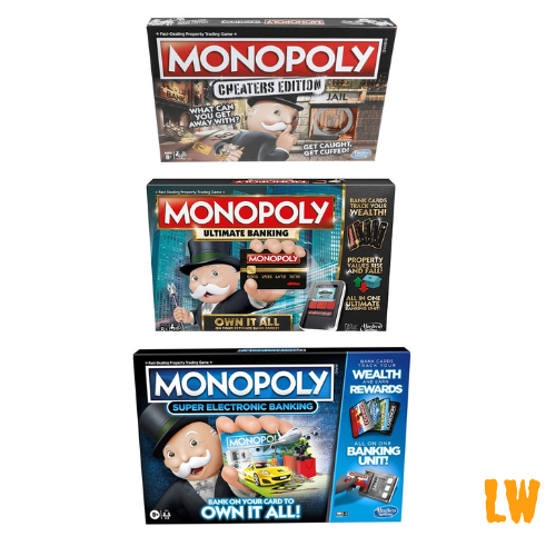 (SG Stock) Hasbro Monopoly Board Game, Cheaters Edition, Super ...