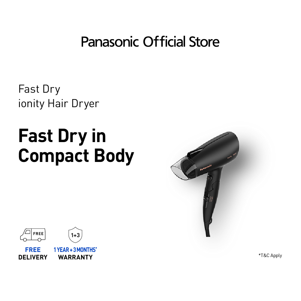 Panasonic 1800W Fast Dry Series Ionity Hair Dryer EH-NE27-K605 | Shopee ...