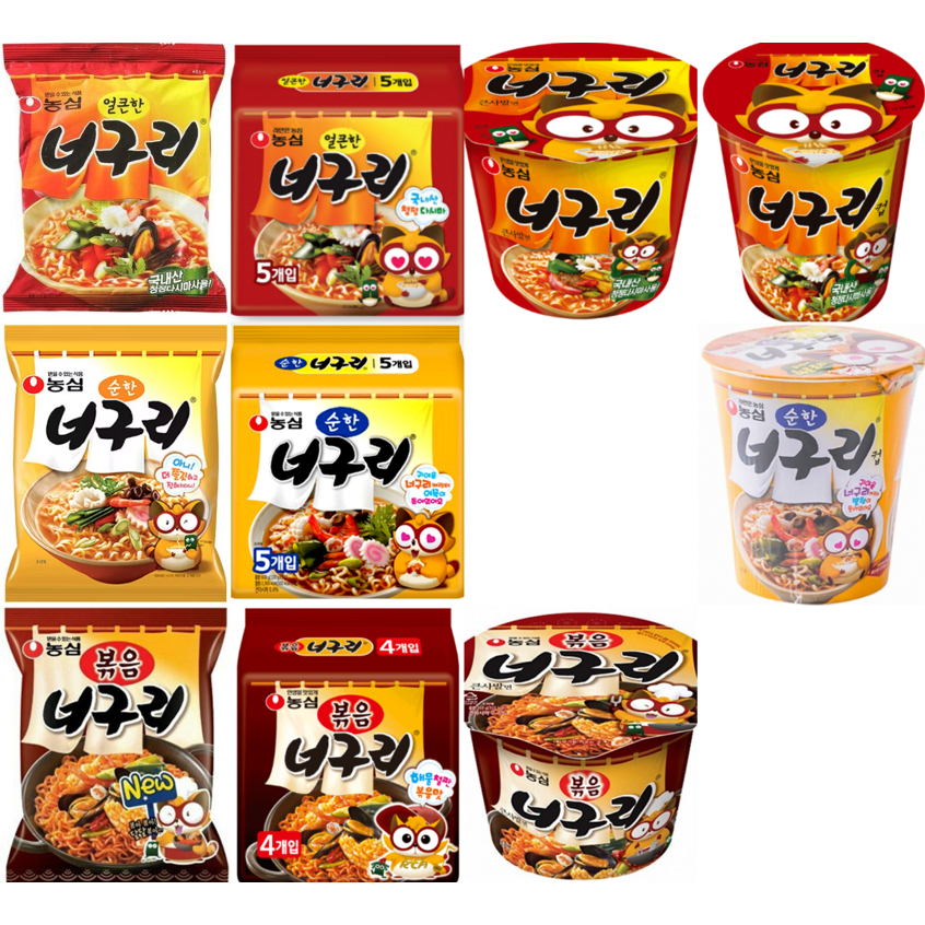 [Nongshim] Neoguri(Spicy, Mild, Stir-fried) ( Buy 2 Get 1% off ...